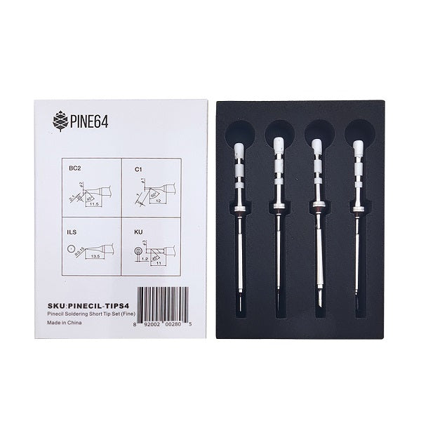 PINECIL Soldering Short Tip Set (Gross) – bitcompact
